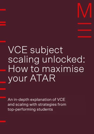 The Beginners Guide To Atar And Scaling Vce