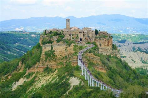 Civita Di Bagnoregio Italië Mei 1 2019 Het Unieke Italiaanse Dorp