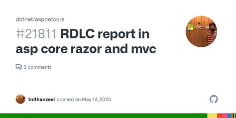 RDLC Report In Asp Core Razor And Mvc Issue 21811 Dotnet