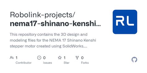 Github Robolink Projectsnema17 Shinano Kenshi Stp 42e2131 Solidworks