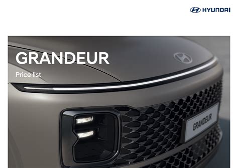 그랜저 그랜저 가격표 2022년 11월 디 올뉴 그랜저 출시