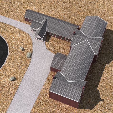 Science Lab Building 3d Model 59 3ds C4d Fbx Obj Max Free3d