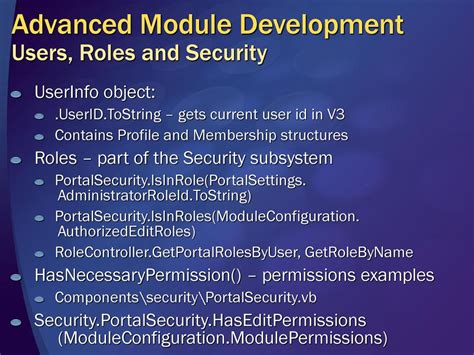 Advanced Module Development Ppt Download