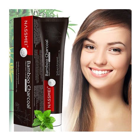 Bamboo Charcoal Fresh Breath Teeth Toothpaste Natural Mint Activated