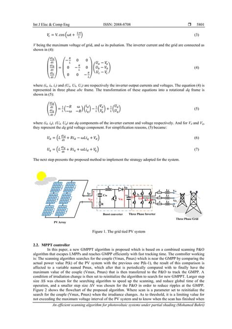 an efficient scanning algorithm for photovoltaic systems under partial