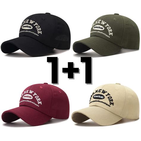 [1 1] 1989 뉴욕 볼캡 자수 로고 자외선 물놀이 연예인 모자 대두 커플 긴챙 얼굴작아보이는 에이블리