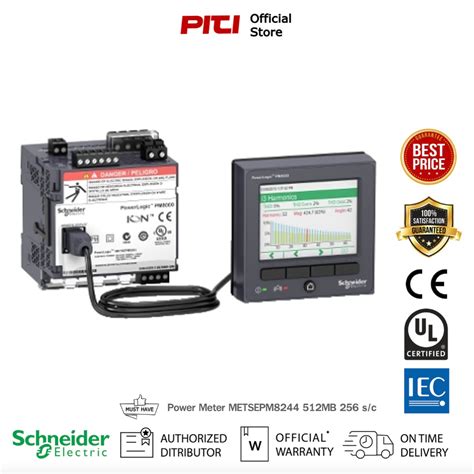 Schneider Power Meter Metsepm8244 512mb 256 S C Power Quality Meter