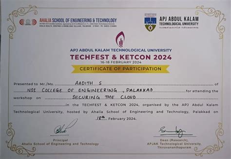 Aadith S On Linkedin Cloudcomputing Techfestandketcon