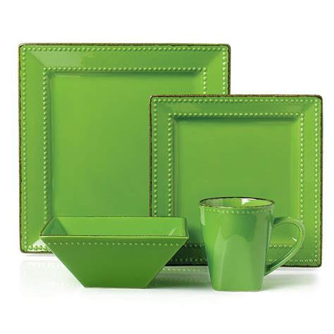 Green Dinnerware Sets Dinnerware The Home Depot