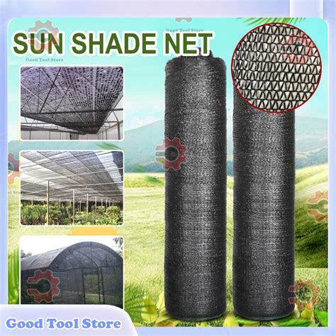 Black Sun Shade Orchid Net 50 70 Jaring Hitam Garden Uv Protection