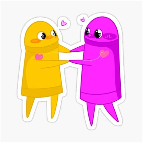 Repo Bots In Love Sticker For Sale By OodleOodleOodle Redbubble