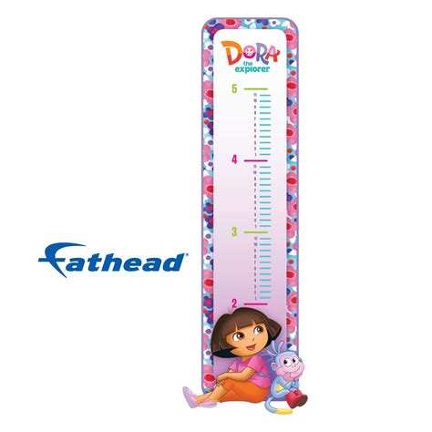Dora The Explorer Dora And Boots Sitting Growth Chart Officially Li Dora The Explorer Dora