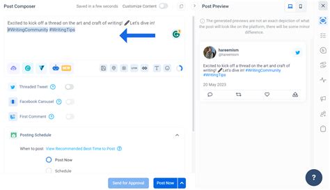 How To Create And Schedule Twitter Threads With ContentStudio