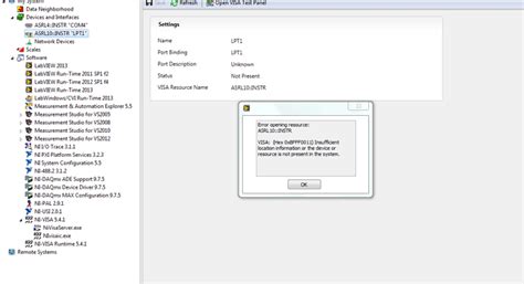 Arduino Mega Does Not Show Under Serial And Parallel Ports In NI Max Interfacing W