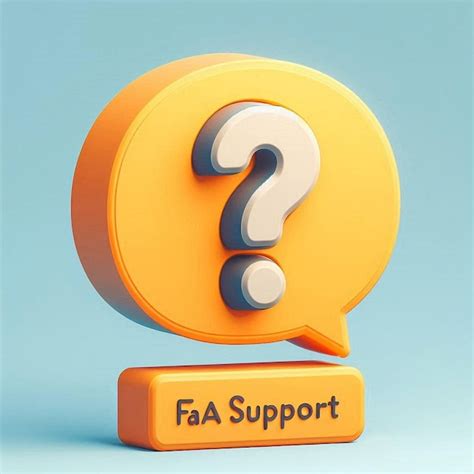 Speech Bubble With Question Mark Faq Support Help Concept 3d Vector