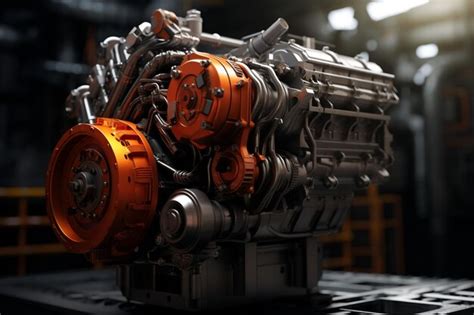 Premium Ai Image Diesel Engines