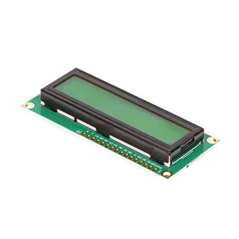 16x2 Character LCD Display Module With Yellow Light 1602