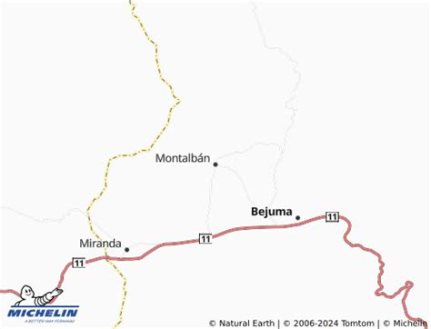 Michelin Montalbán Map Viamichelin