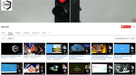 YouTube Channels For Free Web Dev Keynotes Presentations