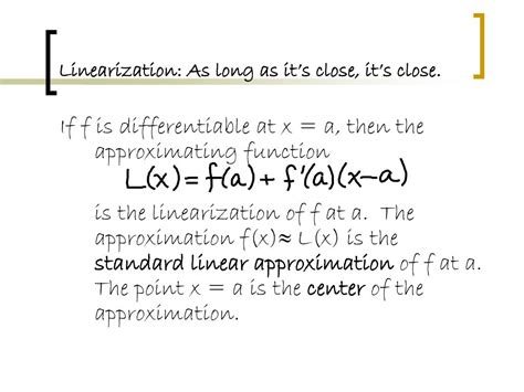 Ppt Ap Calculus Bc 45 Linearization And Newtons Method 2 Powerpoint Presentation Id