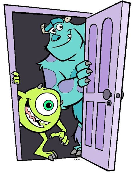 Monsters Inc Door Coloring Page