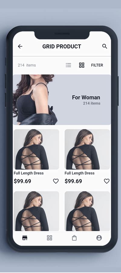 g thara cloth store ui template in flutter with null safety by codexevoke