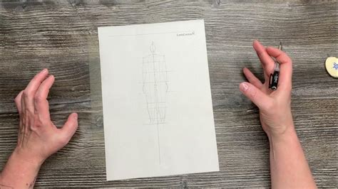 Изображение фигуры её пропорции основа для технического рисунка одежды Youtube