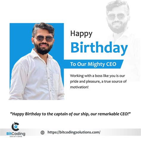 Bitcoding Solutions On Linkedin Happybirthday Ceo Visionary Gratitude