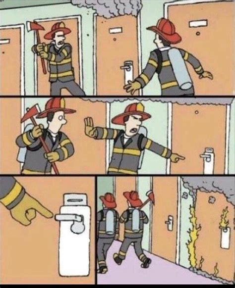 Firefighter Blank Template Imgflip