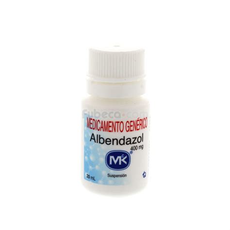 Albendazol Mk Susp 400 Mg F 20 Ml Fybeca