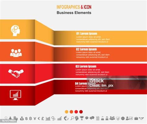인포 그래픽 비즈니스 타임 라인 프로세스 및 아이콘 템플릿입니다 4 가지 옵션 단계 또는 프로세스와 비즈니스 개념입니다 벡터 0명에 대한 스톡 벡터 아트 및 기타 이미지