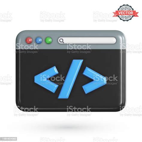 Ikon Pengembangan Kode Program Pengkodean Web Atau Konsep Pemrograman