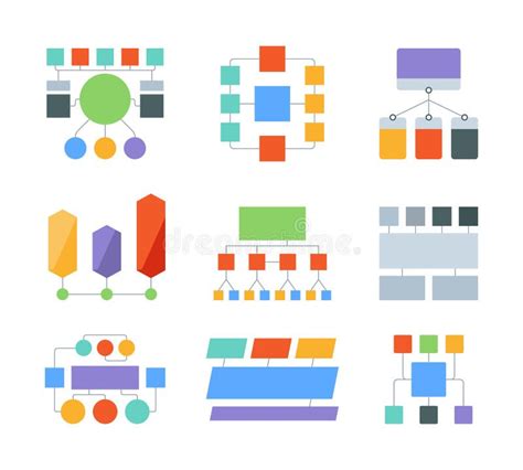 Flowchart Elements Infographic Templates Business Processes Diagrams Workflow Chart Shapes With