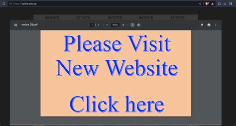 Instead Of Direct Redirection My University Website Embeds Pdf With A