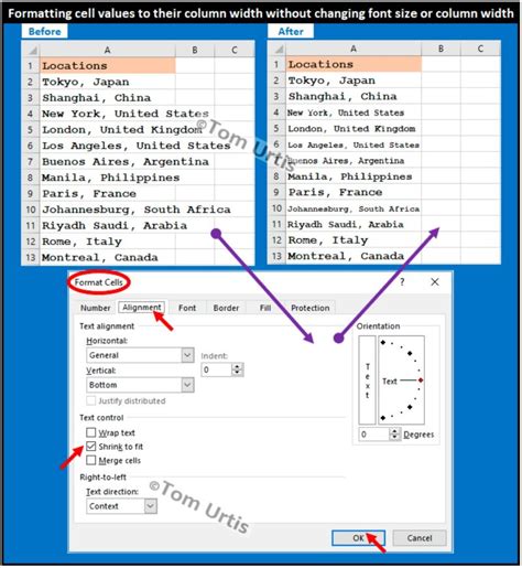 Tom Urtis On Linkedin Formatting Cell Values To Their Column Width