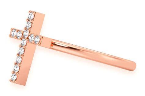 Icebox Cross Ring 14K