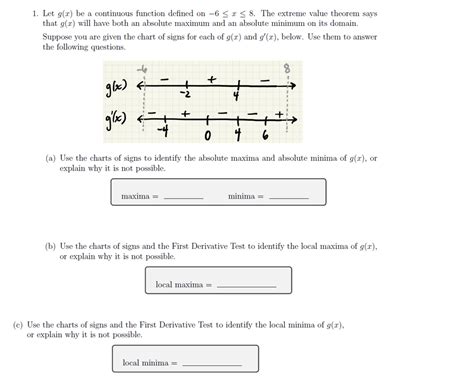 Solved Let G Be A Continuous Function Defined On Chegg