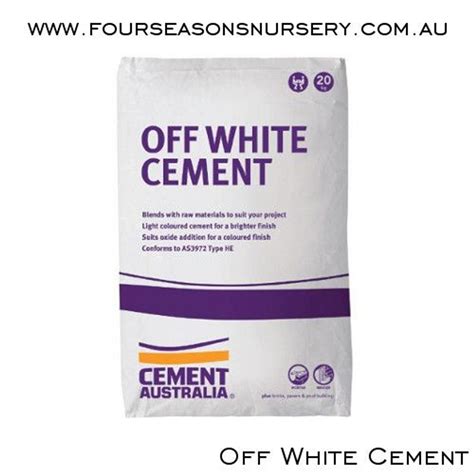 Off White Cement 20kg Four Seasons Nursery