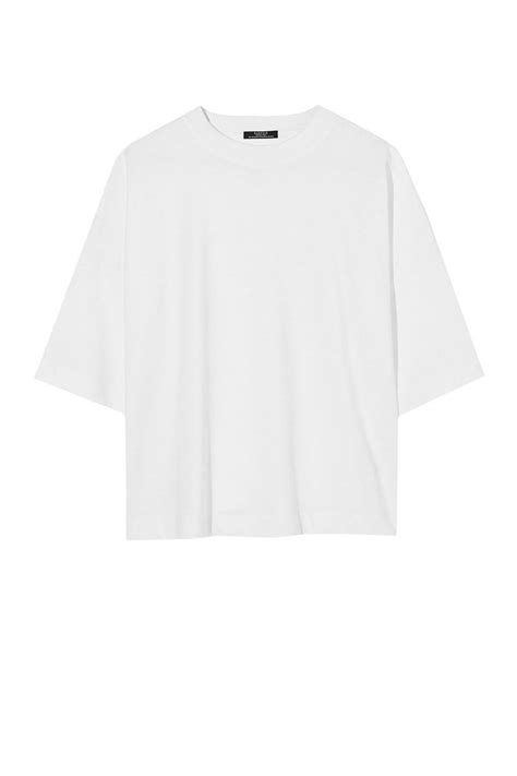 Parfois женская футболка однотонная белый цвет, размер M/L, XS/S, цена ...