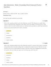 Week Knowledge Check Homework Practice Questions MATH Attempt Pdf Quiz Submissions