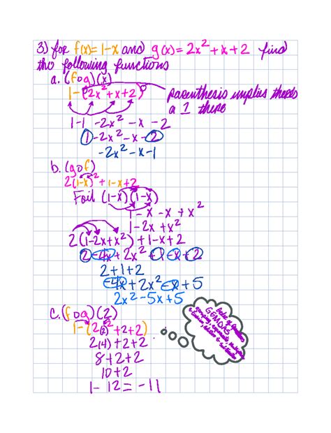 Algebraic And Inverse Functions For Fuk I X And Gox 2 4 2