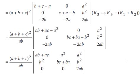 Using Properties Of Determinants Show The Following B C 2 Ab Ca Ab A C 2 Bc Ac Bc A