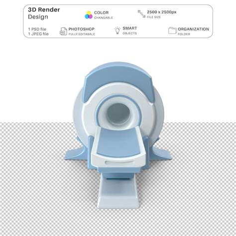 Premium Psd Mri Scanner 3d Modeling Psd File