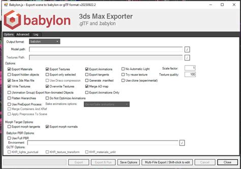 Babylon GLB Exporter Crashes Max On Closing Bugs Babylon Js