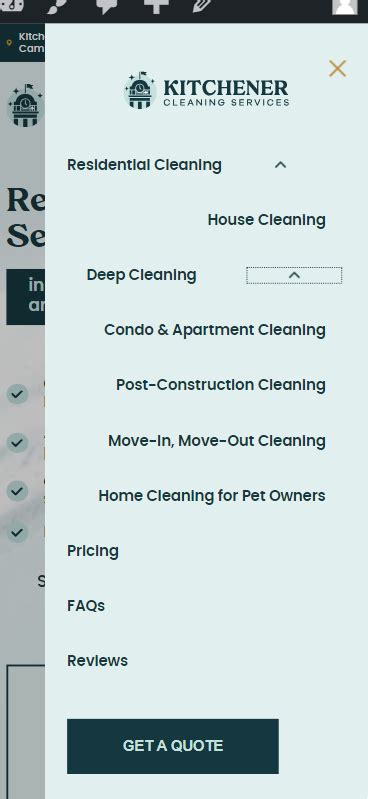 wait nav menu mobile menu styling issues text alignment and padding
