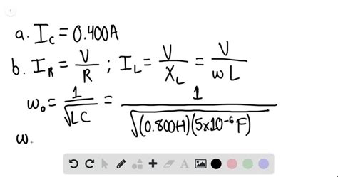 solved the frequency of the sinusoidal voltage source in the circuit in
