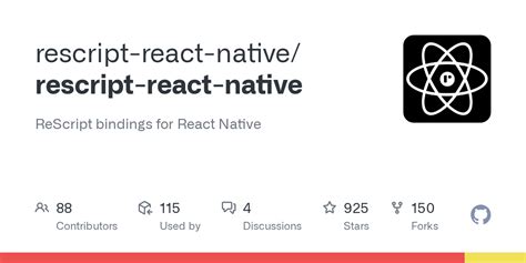 GitHub Rescript React Native Rescript React Native ReScript Bindings For React Native