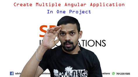 How To Create Multiple Angular Application In One Project Angular Angular Work Space Youtube