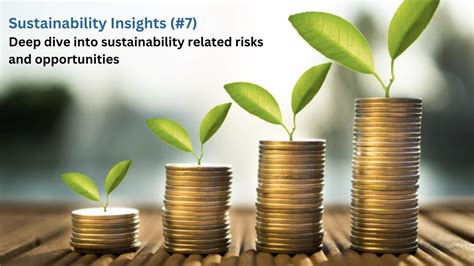 Deep Dive Into Sustainability Related Risks And Opportunities