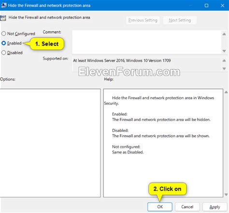 Hide Or Show Firewall And Network Protection Page In Windows Security